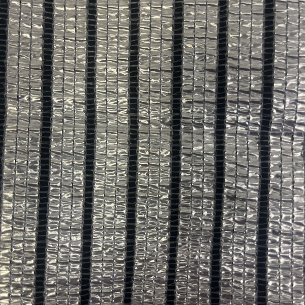 75% Knitted Aluminet Reflective Silver Shade Cloth | Farm Plastic Supply