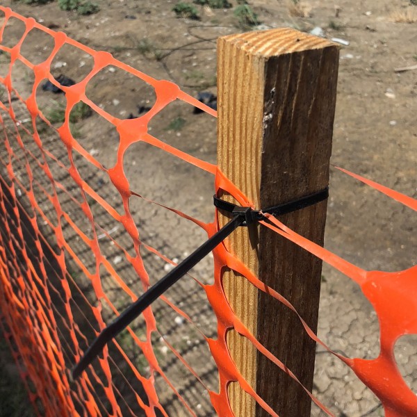 8 Inch Zip Ties | Black Nylon Zip Ties | Farm Plastic Supply