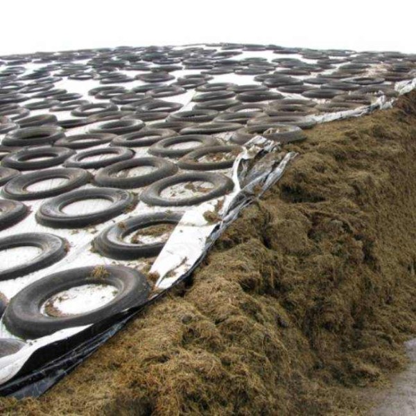 Bunker Cover 6 mil Black/White Plastic Sheeting | Farm Plastic Supply