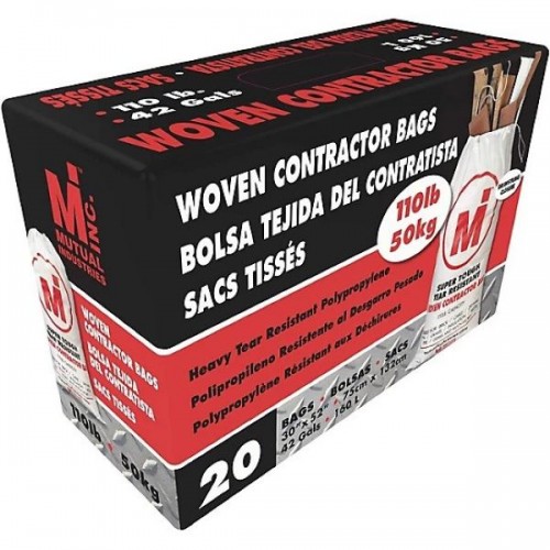 Woven Contractor Bags | Construction Demo Bags | Farm Plastic Supply