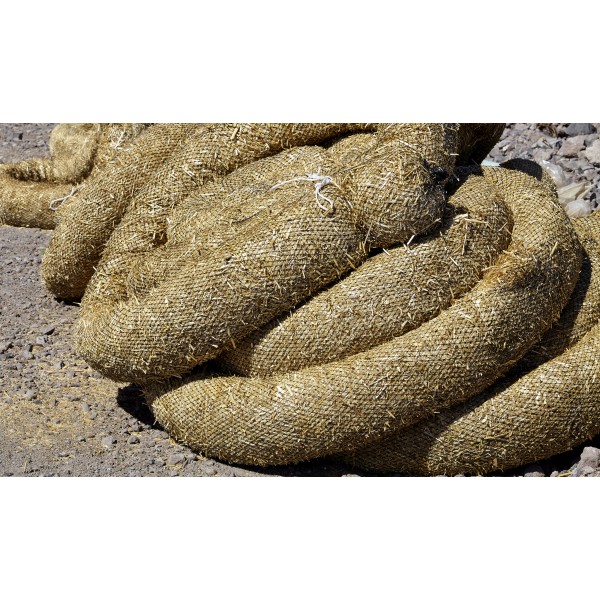 Straw Wattles for Erosion Control | Sediment Barrier Log | Farm Plastic ...