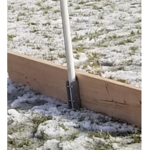 Ground Brackets for Greenhouse | Ground & Post Brackets | Farm Plastic ...