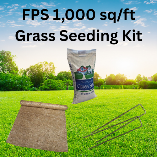 Straw Erosion Control Blanket for Seeding Grass 1000 sq/ft | Farm ...