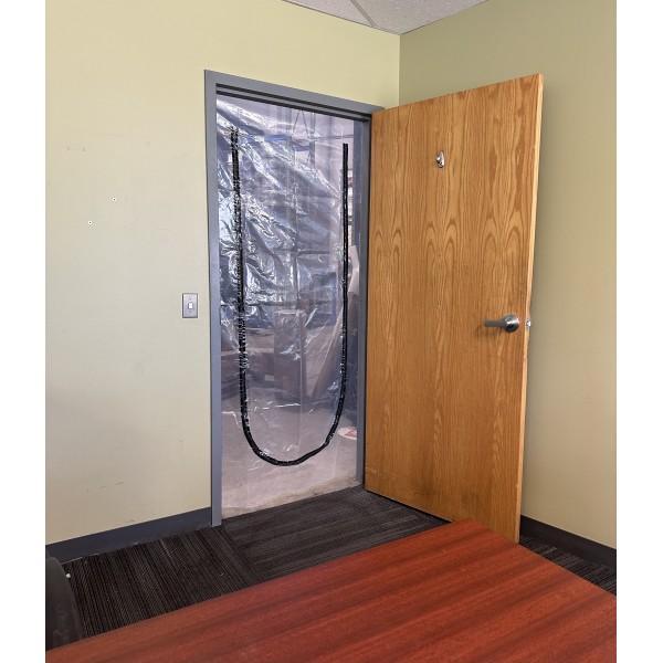 Plastic Zipper Door | Vapor & Dust Barrier Door Cover | Farm Plastic Supply